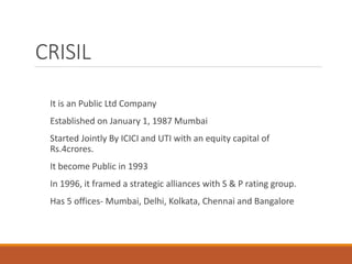 Credit Rating Agencies | PPTX