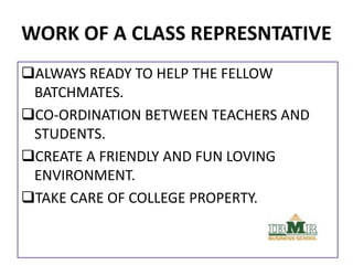 Class Representative | PPTX