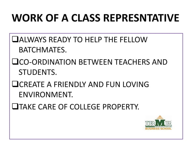 Class Representative | PPTX