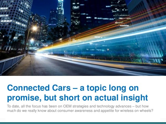 C@R - Consumer Demand for Connected Cars