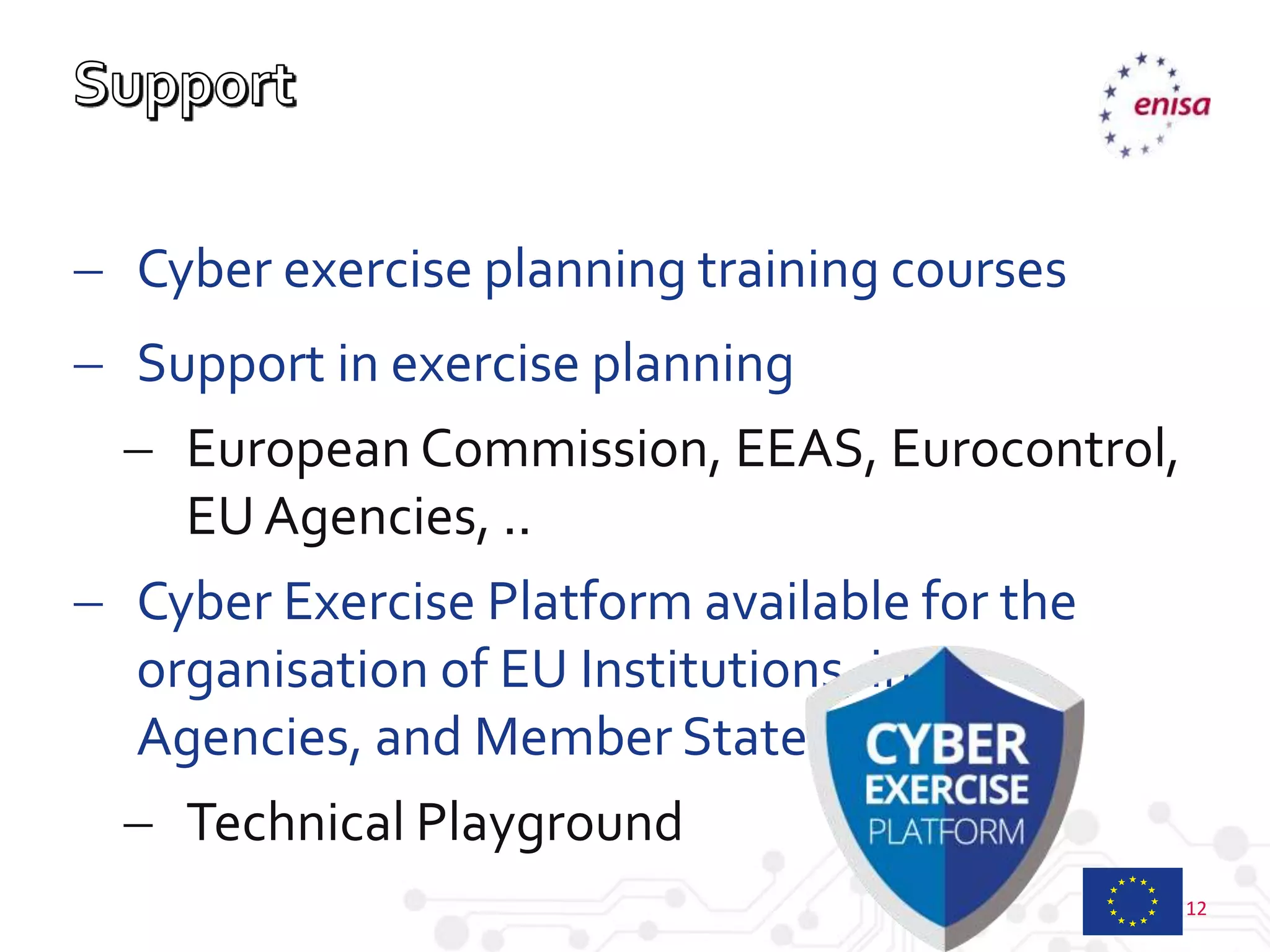 ENISA - EU strategies for cyber incident response | PPTX | IT and Internet Support | Internet