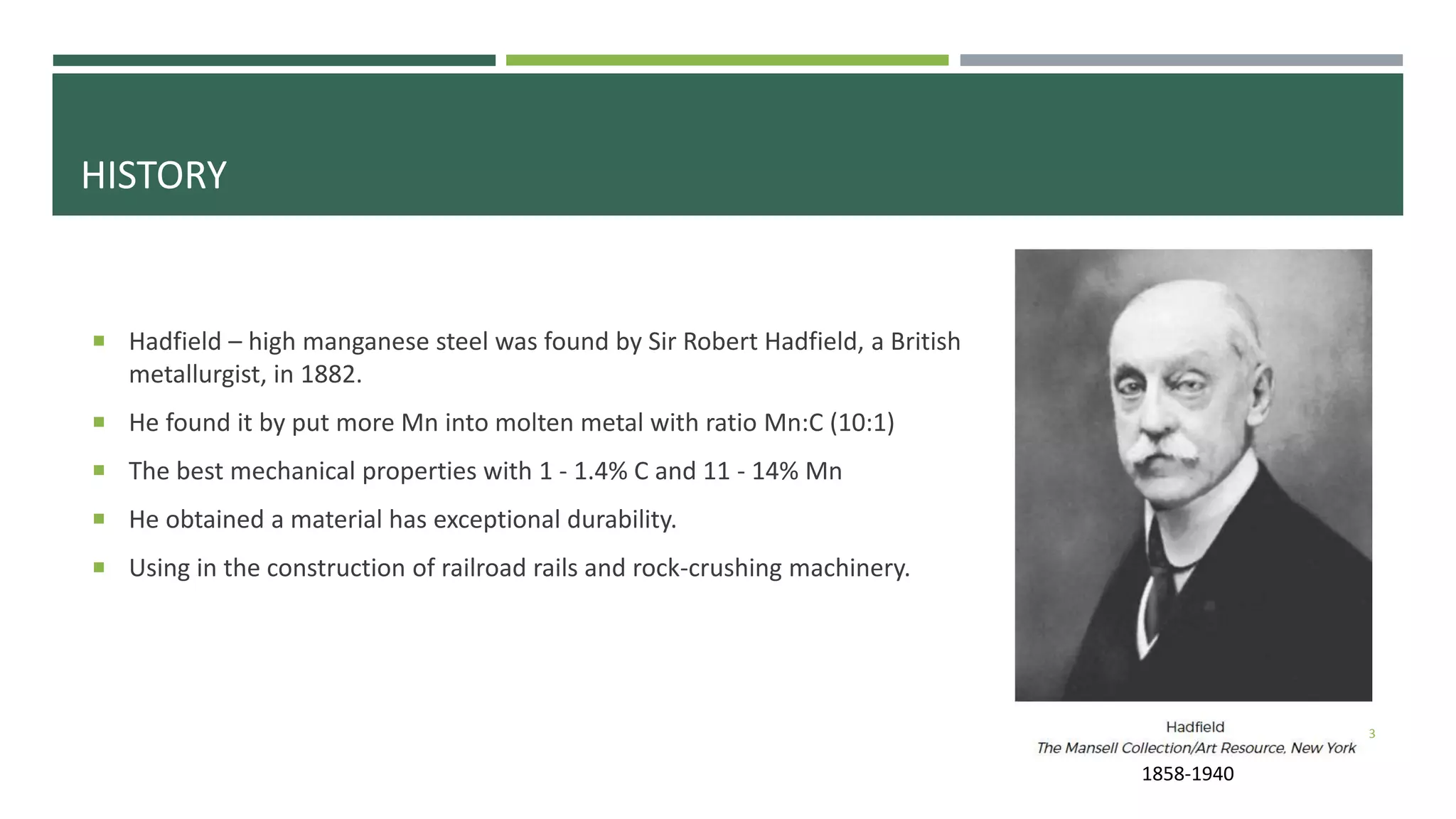 The Influence of Chromium of micro-structure and properties of Hadfield ...