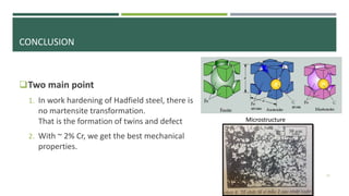 The Influence of Chromium of micro-structure and properties of Hadfield ...