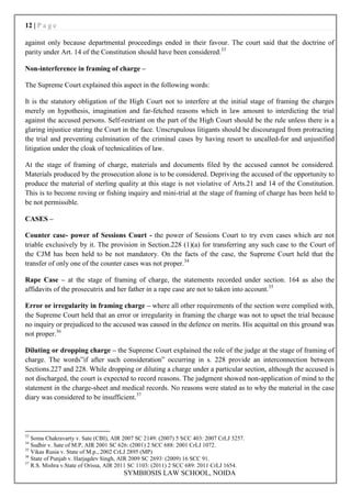Cr.P.C framing of Charges | DOCX