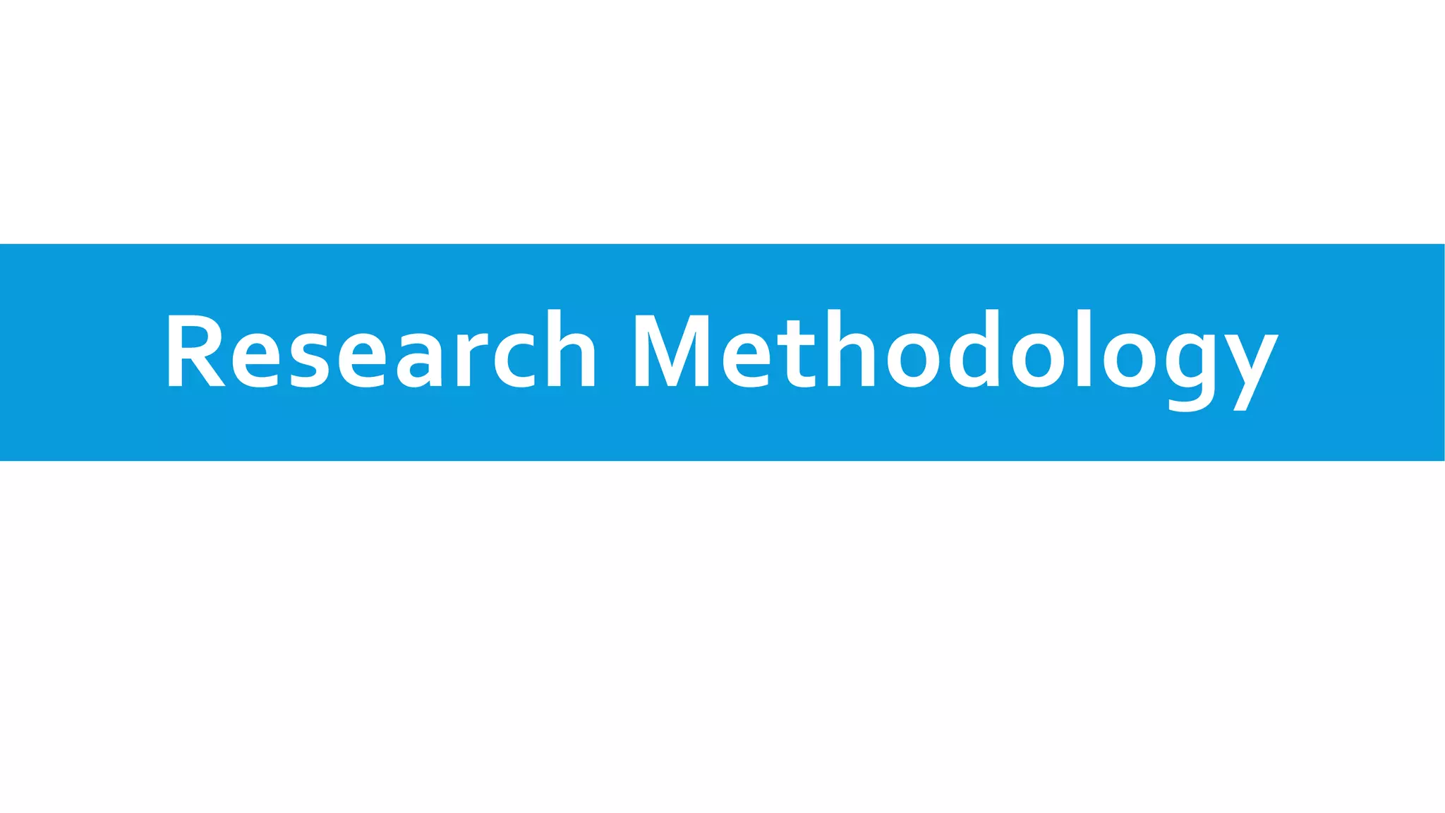 An Overview of Chapter 3 - Research Methodology | PDF