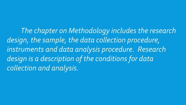 An Overview of Chapter 3 - Research Methodology | PDF