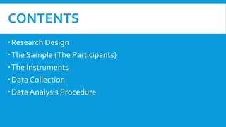 An Overview of Chapter 3 - Research Methodology | PDF