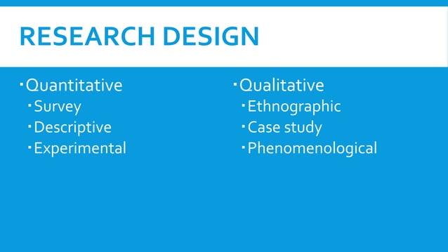 An Overview of Chapter 3 - Research Methodology | PDF