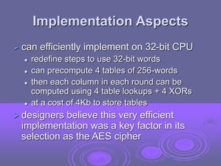 CR 05 - Advanced Encryption Standard.ppt