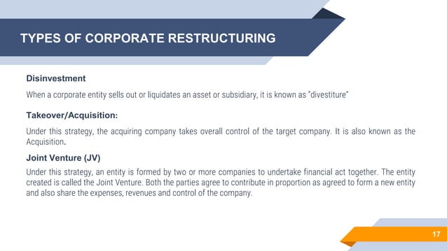 CORPORATE RESTRUCTURING | PDF