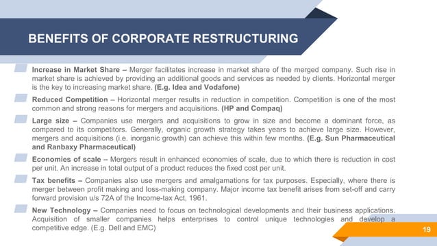 CORPORATE RESTRUCTURING | PDF