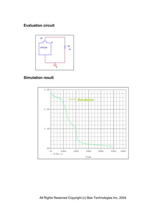 SPICE MODEL of CR123A_RL=10(Ohm) in SPICE PARK | PDF