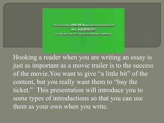 Cr 206 ag hook writing and truth | PPT