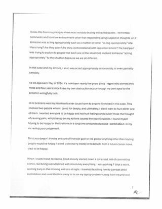 Former Washoe County Sheriff's Sergeant's court statement, pre ...