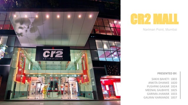Cr2 mall case study | PDF