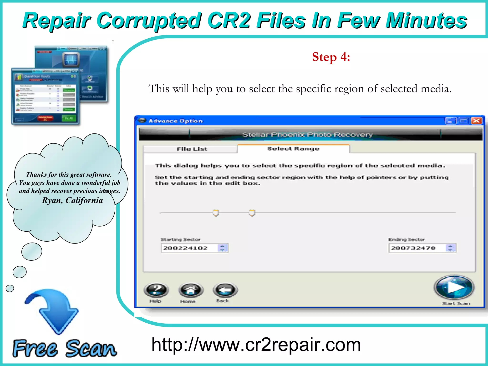 Steps to repair damaged CR2 image files | PPT