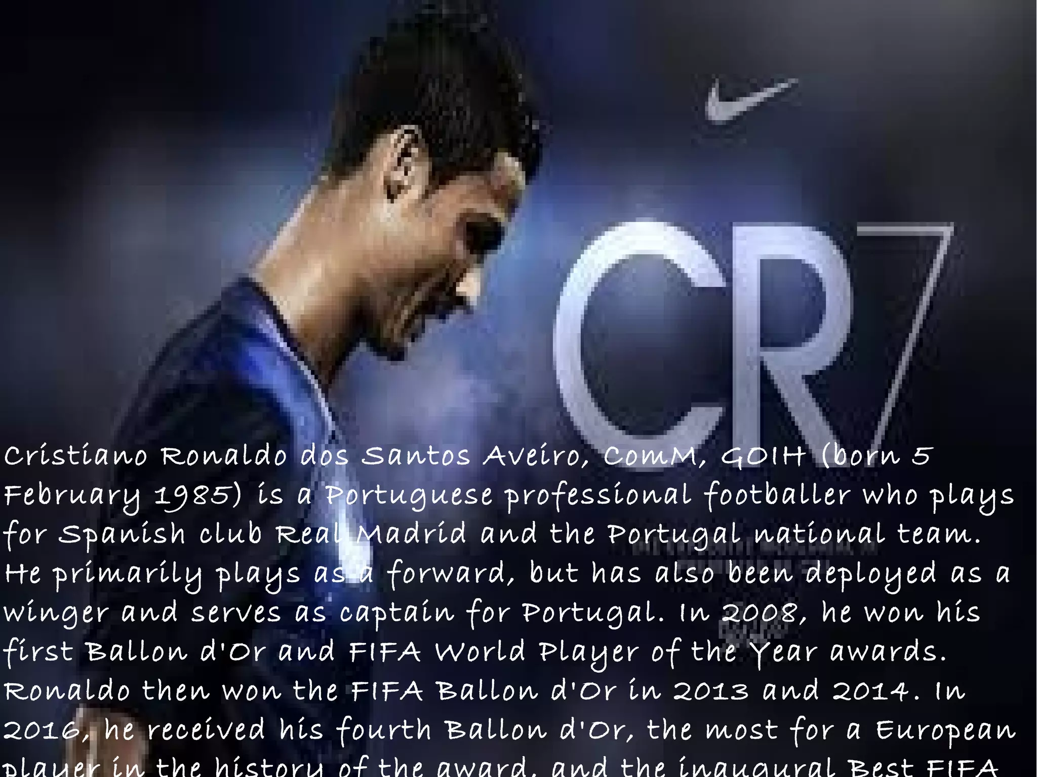 Cr7 | PPT | Free Download