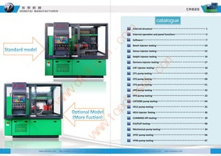 Cr825 multifunction test bench installation manual | PDF