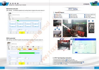 Cr825 multifunction test bench installation manual | PDF