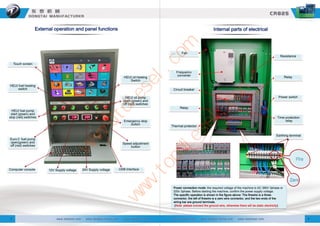 Cr825 multifunction test bench installation manual | PDF