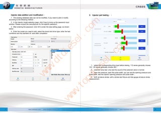 Cr825 multifunction test bench installation manual | PDF