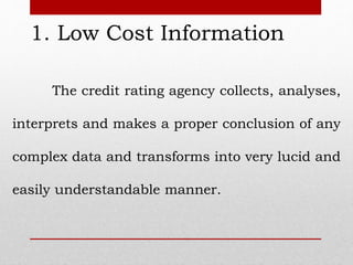 Credit rating agencies in india | PPTX