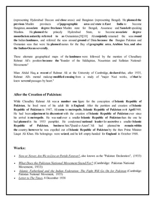 Choudhary Rehmat Ali | DOCX