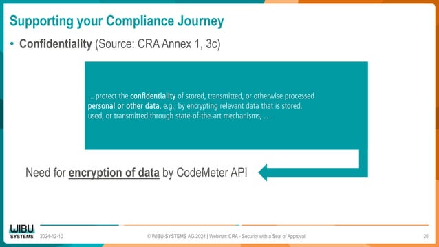 CRA – Security with a Seal of Approval | PPT