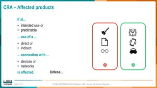 CRA – Security with a Seal of Approval | PPT