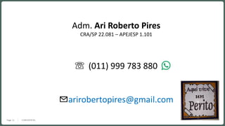 A importância do Perito Administrador na Justiça do Trabalho | PPTX