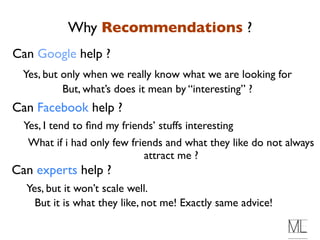 Crab - A Python Framework for Building Recommendation Systems | PPT