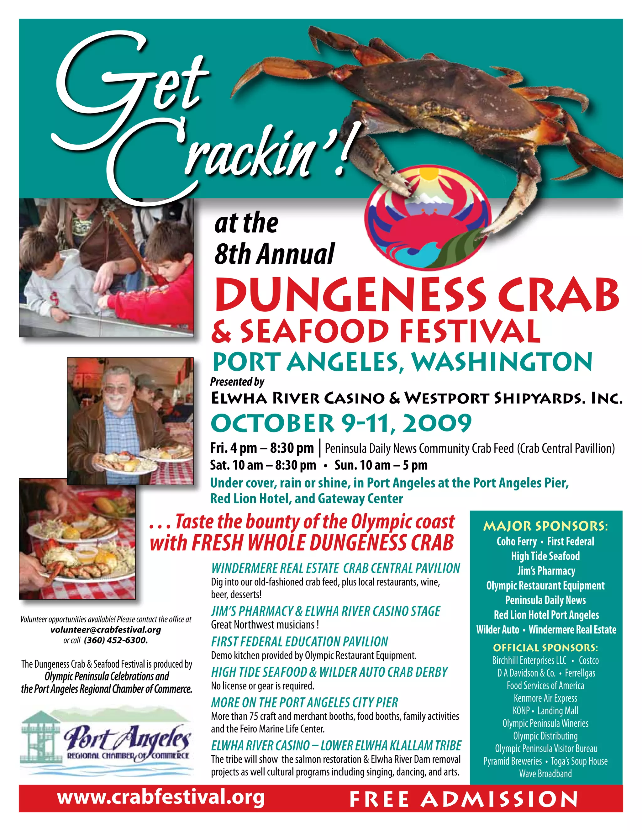 Dungeness Crab & Seafood Festival Poster | PDF
