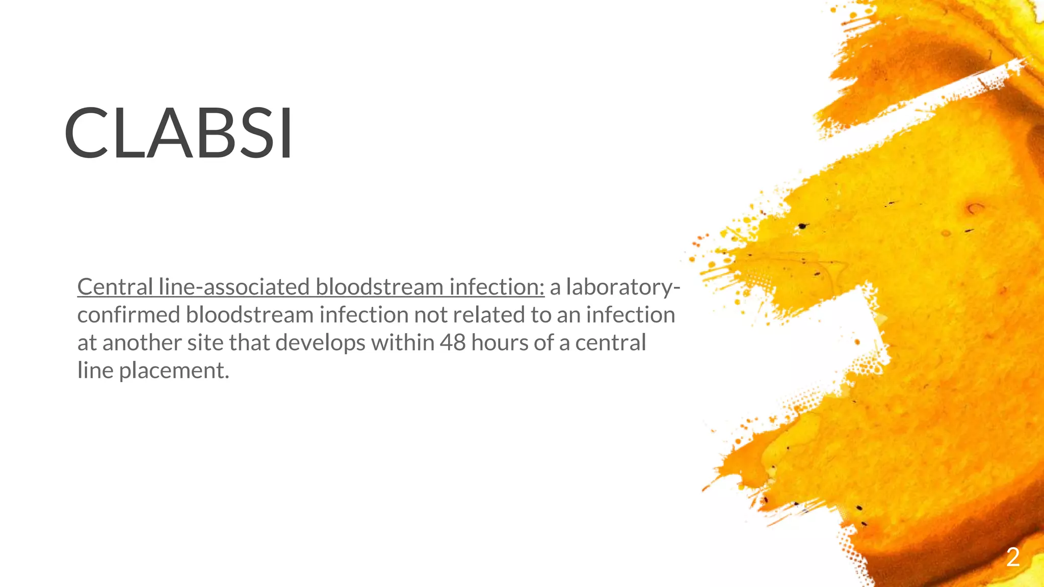 catheter related blood stream infection | PPTX