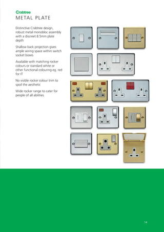 Crabtree Wiring Accessories oct16 | PDF