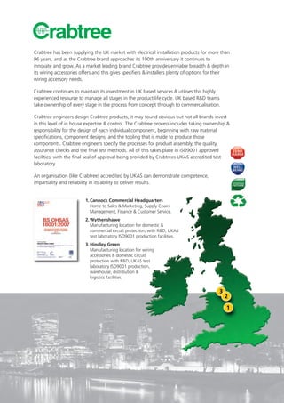 Crabtree Wiring Accessories oct16 | PDF