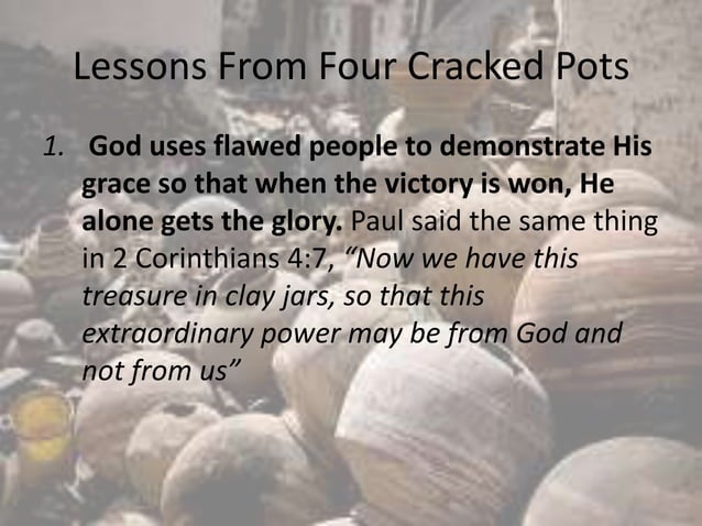 Cracked pots notes | PPT
