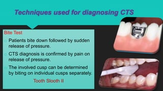 Cracked tooth syndrom | PPTX