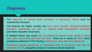 Cracked tooth syndrom | PPTX