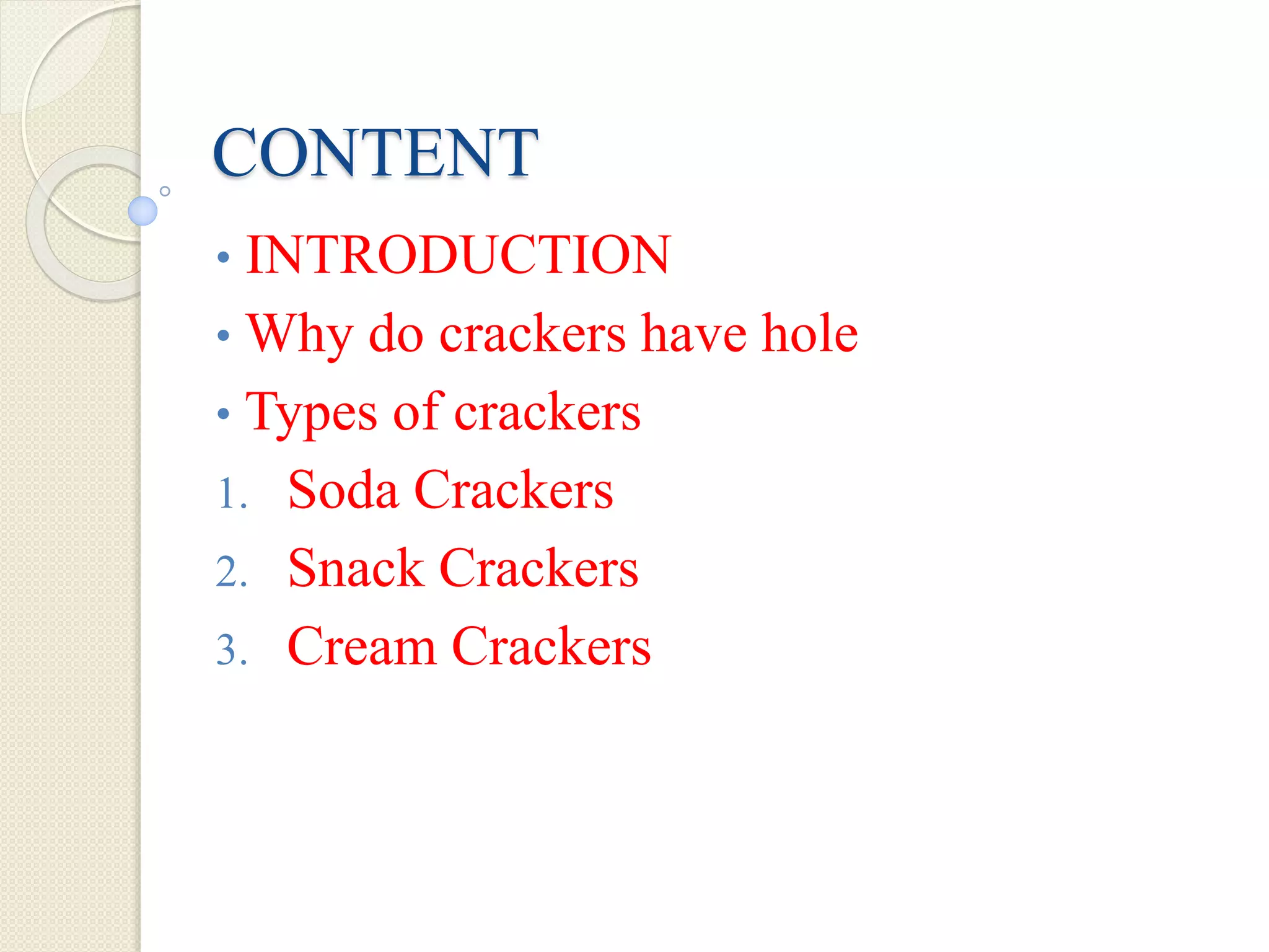 Crackers ppt file | PPTX