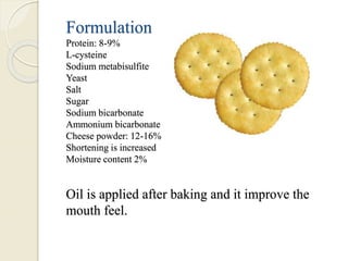 Crackers ppt file | PPTX | Desserts and Baking | Food & Drink