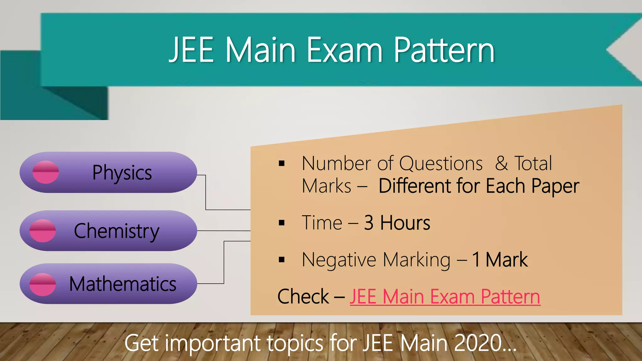 Tips to Crack IIT JEE in 3 Months with Important Details | PPT