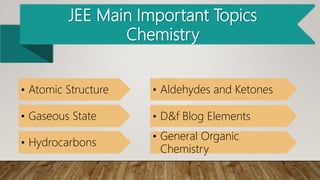 Tips to Crack IIT JEE in 3 Months with Important Details | PPT | Free Download