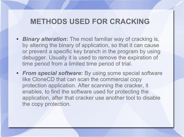 Cracking | PPT