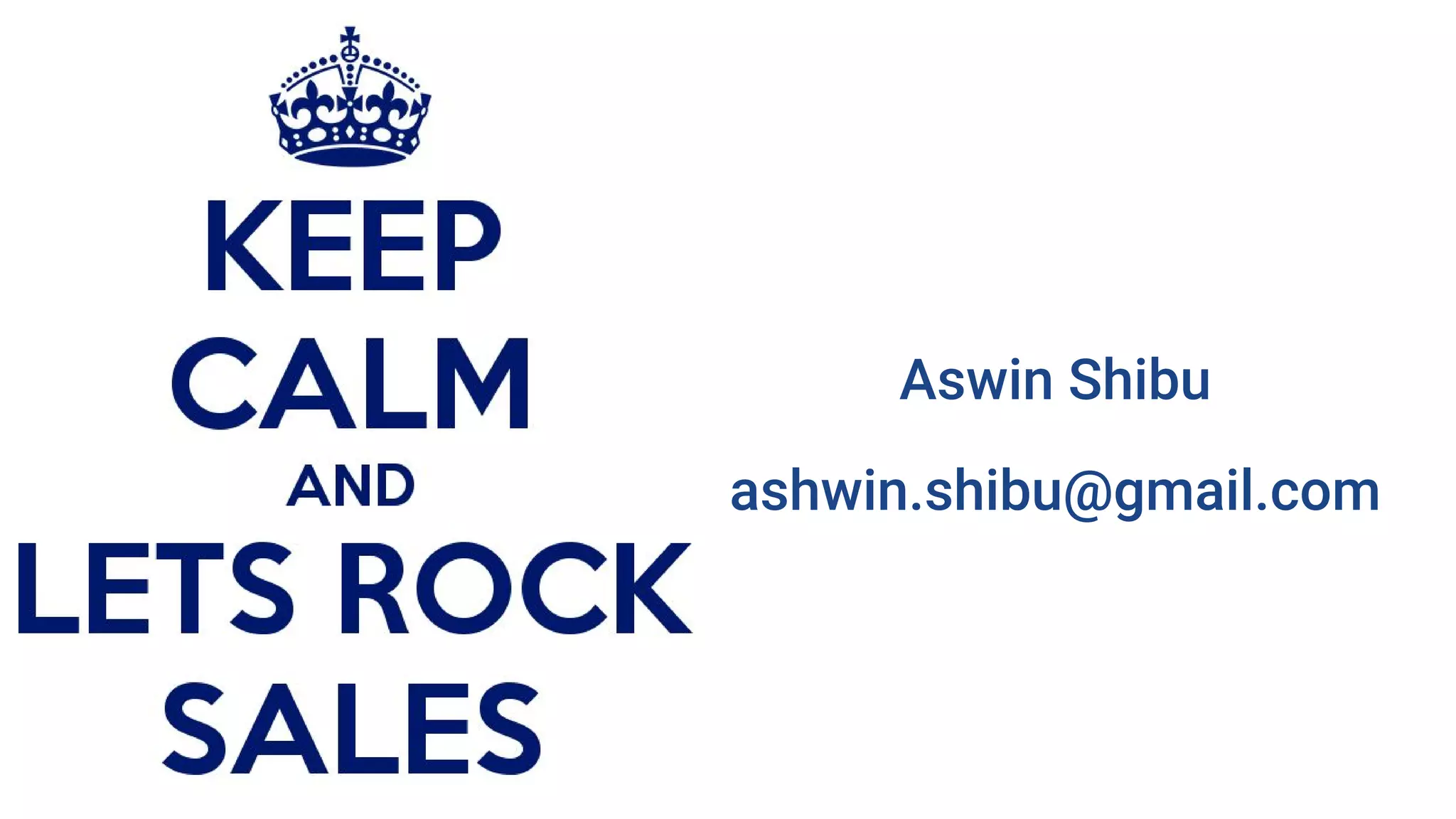 Cracking B2B Sales | PPT