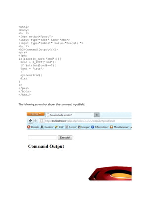 Cracking CTFs The Sysbypass CTF | PDF