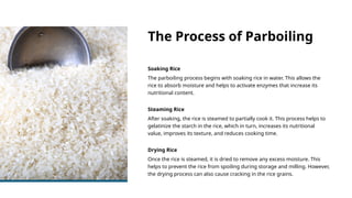 Cracking Effect of Parboiling simple notes | PPTX