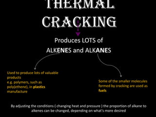 Cracking hydrocarbons | PPTX