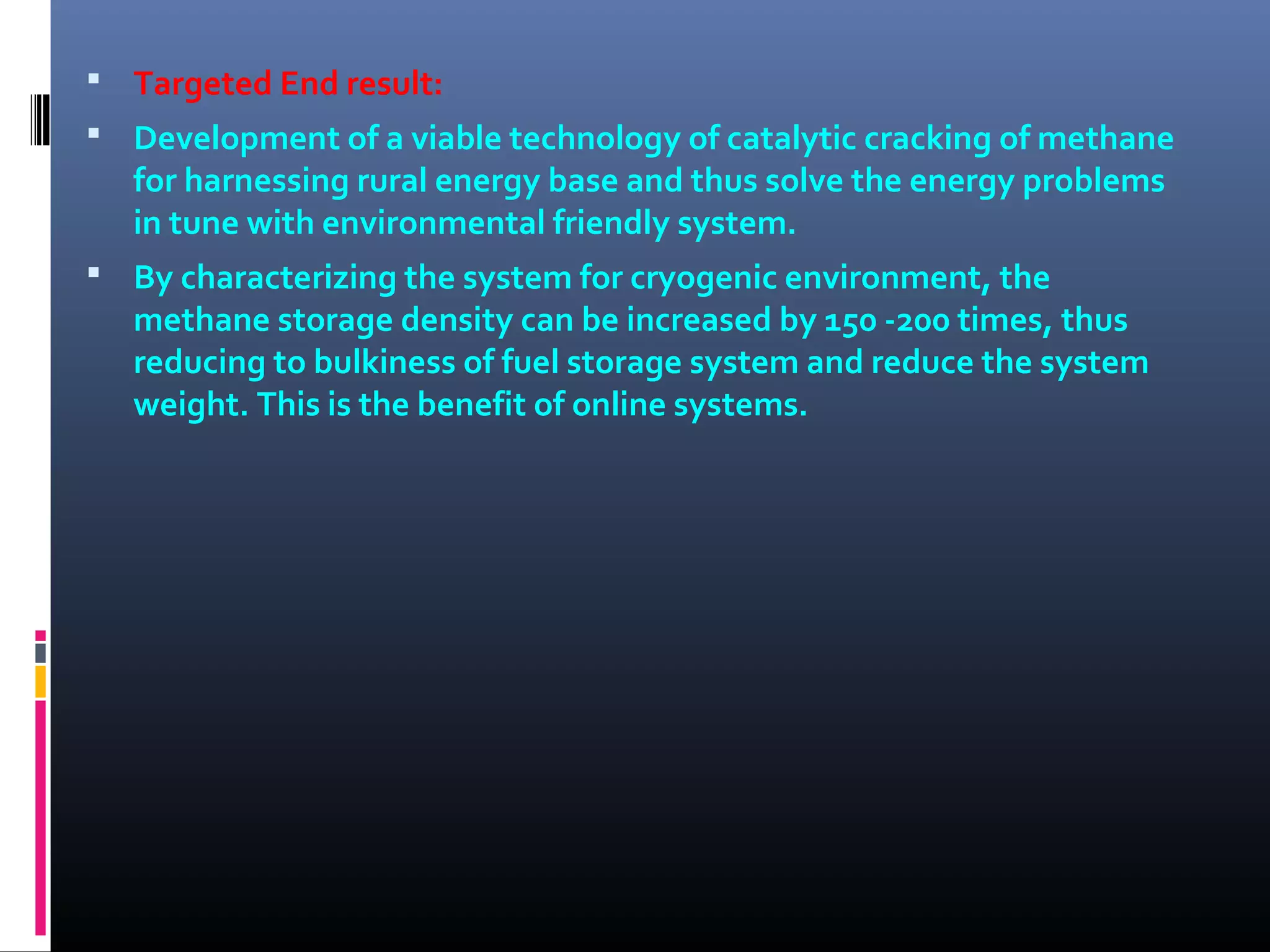 Cracking of methane at low temperature | PPT