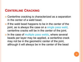 Cracking phenomena in welding | PPTX