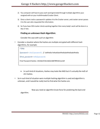 Cracking Salted Hashes | PDF